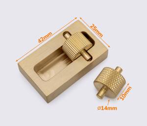 Роликовая ванночка для покраски уреза кожи латунная (78-1453) (14136 ...
