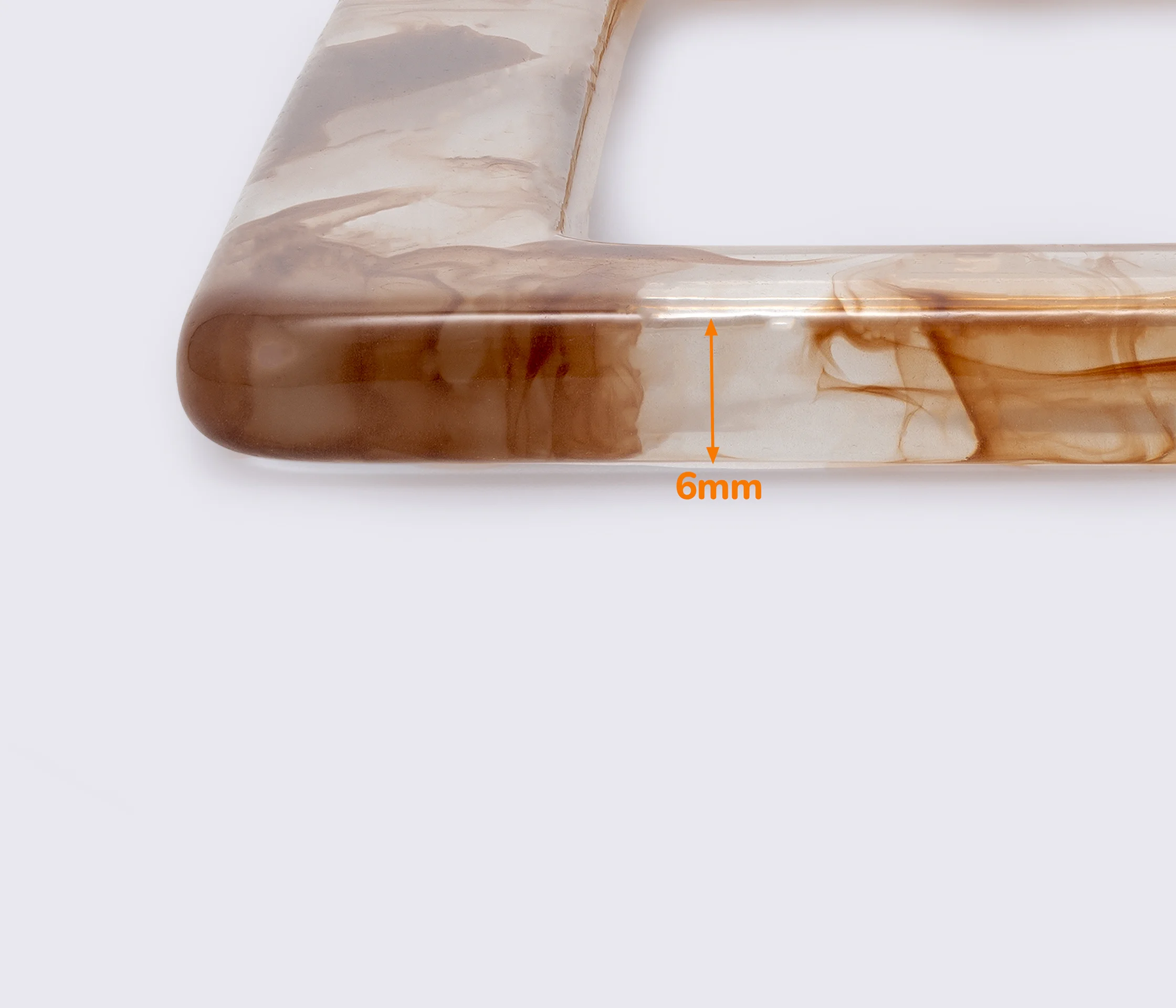 Ручки для сумки акриловые 100мм, (GG-341) (73455) – ХендиМаркет